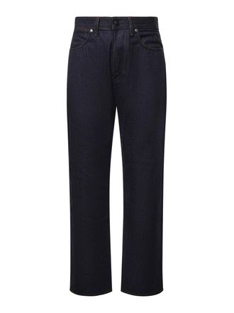 Stone Island Straight Leg Jeans - Blau