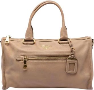 Prada Sac bandouli&egrave;re vintage doccasion - Femme - Pre-owned - Beige - Taille: ONE Size