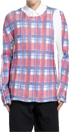 Comme Des Gar&ccedil;ons Homme, Pulls, Multicolore, Taille: L Pull en maille imprim&eacute;