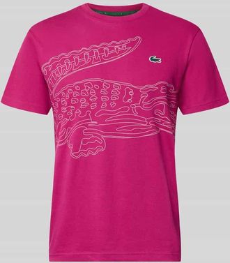 Lacoste Sport Regular Fit Sport-T-Shirt aus Baumwoll-Mix