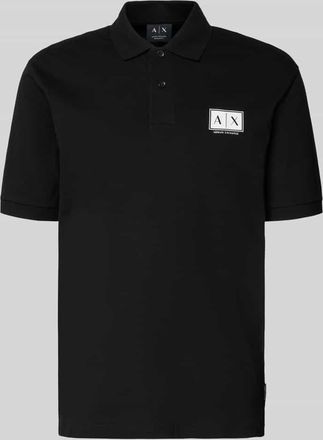 A|X Armani Exchange Regular Fit Poloshirt mit Knopfleiste
