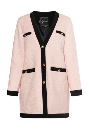 Faina Boucl&eacute;-Blazer Damen rosa