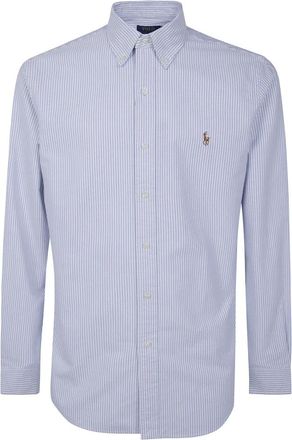 Polo Ralph Lauren Homme, Chemises, Bleu, Taille: XL Chemise Sport Manches Longues