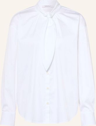 Soluzione - Camiceria Ticino Schluppenbluse weiss