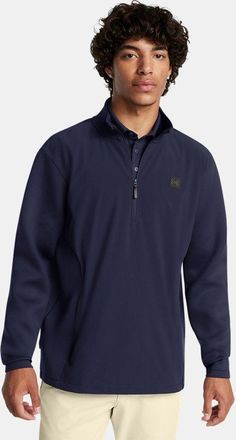 Under Armour Drive Pro Storm Hybrid Oberteil mit.5-Zip für Herren Midnight Blaue Marine / Metallisch Silber XXL