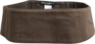 Dolce & Gabbana Homme, Accessoires, Brun, Taille: M Large Ceinture de smoking