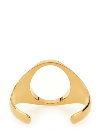 Maison Margiela Womens Gold Brass Bracelet