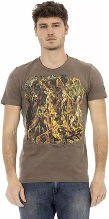 Trussardi Homme, Tops, Brun, Taille: M Action Short Sleeve Tee