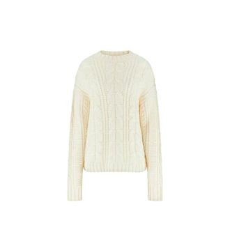 Guess Pull maille torsad&eacute;e en laine m&eacute;lang&eacute;e