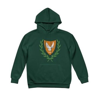 Generic Sweatshirts &Agrave; Capuche Hommes Doublure Polaire Imprim&eacute; Graphique Chypre Embl&egrave;me National Pull Hoodie Hauts Streetwear Vintage Pull De D&eacute;tente Athleisur