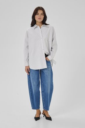 MY ESSENTIAL WARDROBE Langarm - Hemd JeanMW Loose fit blue