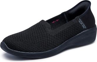 Skechers Ballerines Plates Arya-Sweet Voice pour Femme, Noir, 40 EU