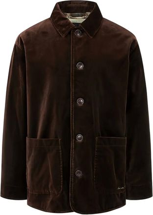 Man On The Boon. surchemise en velours - Marron