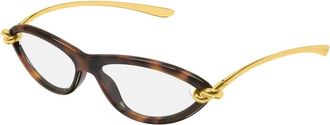 Bottega Veneta Lunettes de soleil - Femme - Accessoires - Brun - Taille: 56 MM