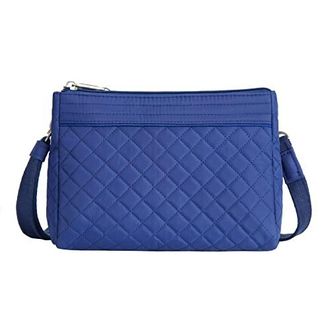 Travelon Sac à bandoulière bohème antivol, Bleu luxuriant, Taille unique