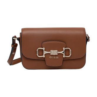 Guess Janie Flap Bag - Femme - Sacs - Brun - Taille: ONE Size