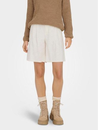 Only Bermudahose Caro 15278792 Wei&szlig; Loose Fit