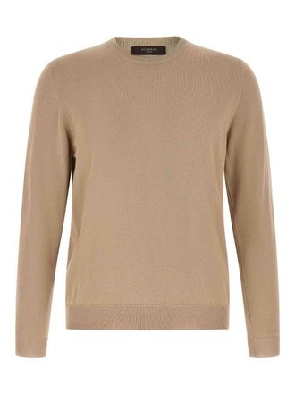 Zanone Rundhalspullover - Beige