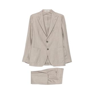 Tagliatore Montecarlo Einreiher Anzug - - Suits - Herren - Grau - M