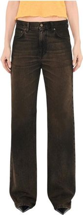 Haikure Femme, Jeans, Brun, Taille: W25 Korea Jeans