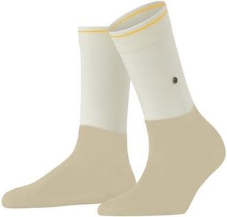 Burlington Sunrise W So coton fantaisie 1 paire, Chaussettes Femme, Beige Cream 4011, 36-41