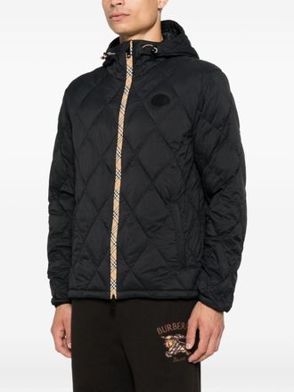 Burberry Quilted Nylon Quilted Jacket - Black