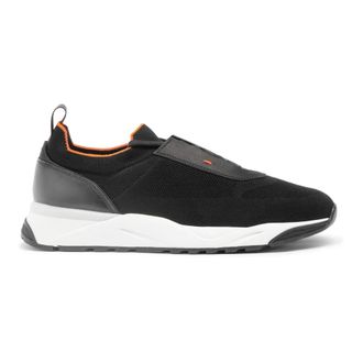 Santoni Flin Knit Baskets - Homme - Chaussures - Noir - Taille: 40 EU
