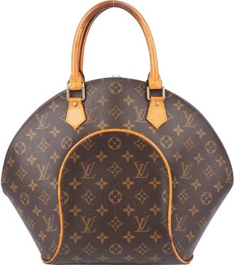 Louis Vuitton Crossbody Bags - Louis Vuitton Canvas Monogram Ellipse MM Handbag - Gr. unisize - in Braun - f&uuml;r Damen