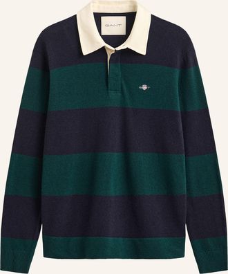 GANT Strick-Rugbyshirt gruen