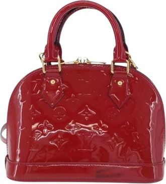 Louis Vuitton Sac &agrave; main en toile Pre-owned - Femme - Pre-owned - Rouge - Taille: ONE Size