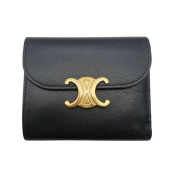 Celine Portefeuille Pre-owned (bi-pli) - Femme - Pre-owned - Noir - Taille: ONE Size
