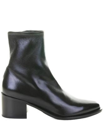 Lorenzo Masiero bottines en cuir - Noir