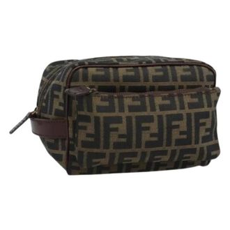 Fendi Pre-owned Zucca Canvas Clutch - - Pre-owned - Damen - Braun - ONE SIZE