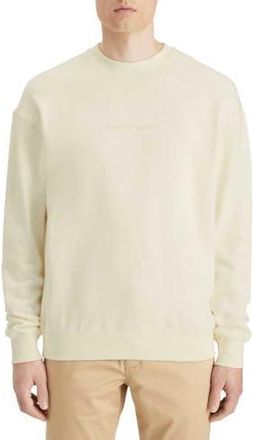 Scotch & Soda Core-Logo Front Chest Sweatshirt Maillot de surv&ecirc;tement, Off White, M Homme
