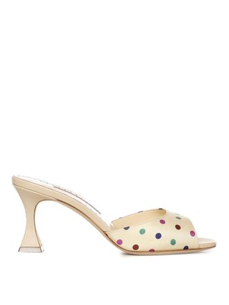 Manolo Blahnik Mules - Cr&egrave;me