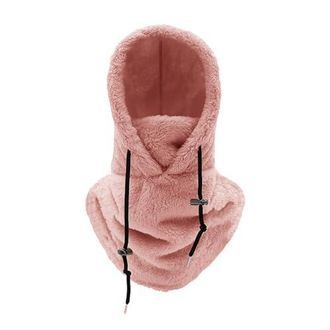 Generic Cagoule de ski dhiver pour temps froid - Chaud - Coupe-vent - R&eacute;glable - Noir - Casque de snowboard - Avec masque - Cagoule de ski - Pour femme, d, Ta