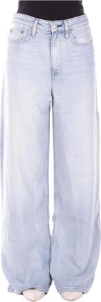 Ralph Lauren Femme, Jeans, Bleu, Taille: 38 FR Wide Jeans