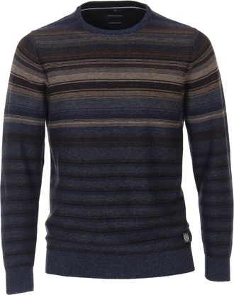Casamoda Pullover gestreift Dunkelblau XL