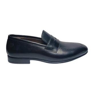 Pollini Mokassins aus Leder - - Shoes - Herren - Schwarzk - 39 EU