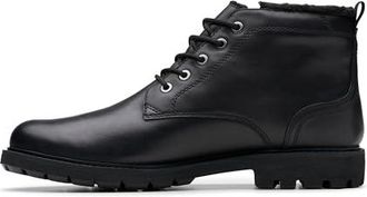 Clarks Homme BatcombeMixGTX Botte Tendance, Black WLined Lea, 44.5 EU