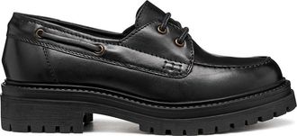 Geox Damen D IRIDEA Moccasin, Black, 36 EU