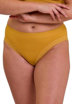 Sans Complexe Modèle Agathe - Slip Taille Normale - Femme - L - Jaune de Chine