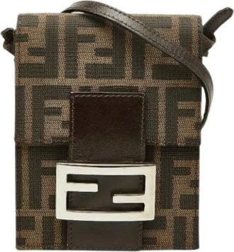 Fendi Sac bandouli&egrave;re vintage doccasion - Femme - Pre-owned - Brun - Taille: ONE Size