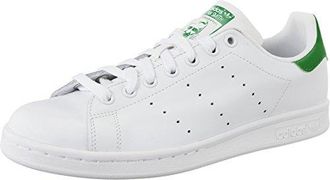adidas Adidas Stan Smith, Chaussures de Gymnastique mixte adulte, Multicolore (White Ftwwht/Cwhite/Green), 40 2/3 EU