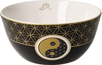 GOEBEL Schale Lotus - Yin Yang schwarz