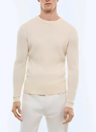 Fursac Pull fin c&ocirc;tel&eacute; en laine - Taille XXL - Homme