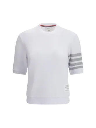 Thom Browne Womens T-Shirt Cotton White T-Shirts & Jerseys