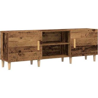 vidaXL Vidaxl - Meuble tv Bois ancien 150 x 30 x 50 cm Bois ding&eacute;nierie