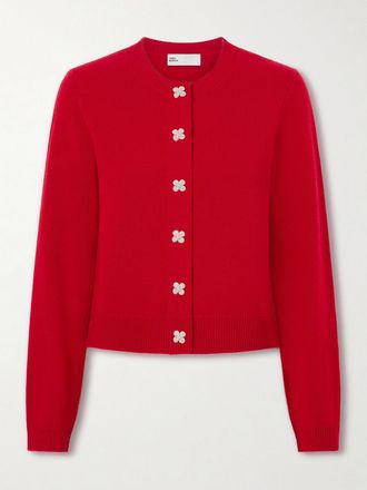 Tory Burch Cardigan En Cachemire - Rouge