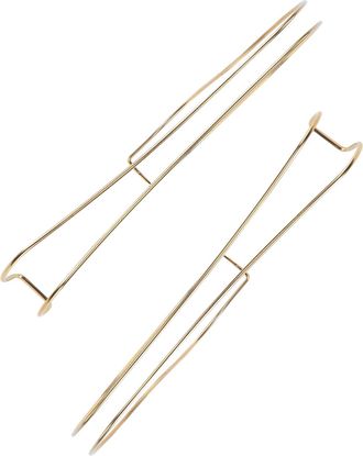 Aboofan 2 St&uuml;ck High Heel Schuhhalter aus Titanium Schuhdisplay St&auml;nder f&uuml;r Pumps und Sandalen Schuhform Einsatz zur Eleganten Pr&auml;sentation im Laden und Zuhau